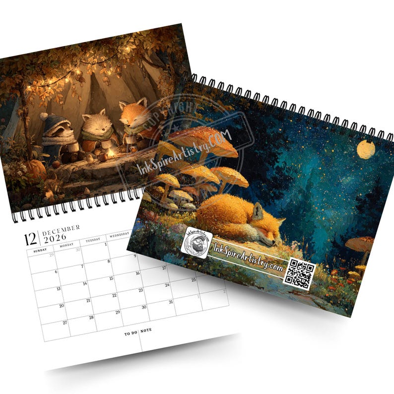 2026 Wall Calendar: Nature-inspired Monthly Calendar - Etsy