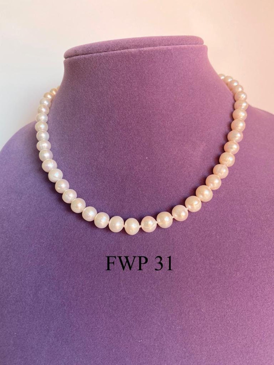 Freshwater Potato-shaped Pearls With Magnetic Metal Rear Clasp - Etsy
