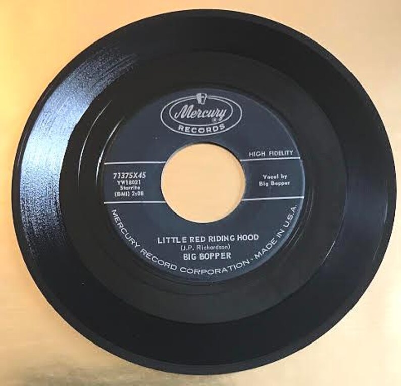 The Big Bopper, Little Red Riding Hood, Big Bopper's Wedding, 1958 ...
