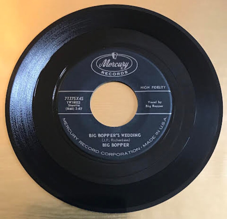 The Big Bopper, Little Red Riding Hood, Big Bopper's Wedding, 1958 ...