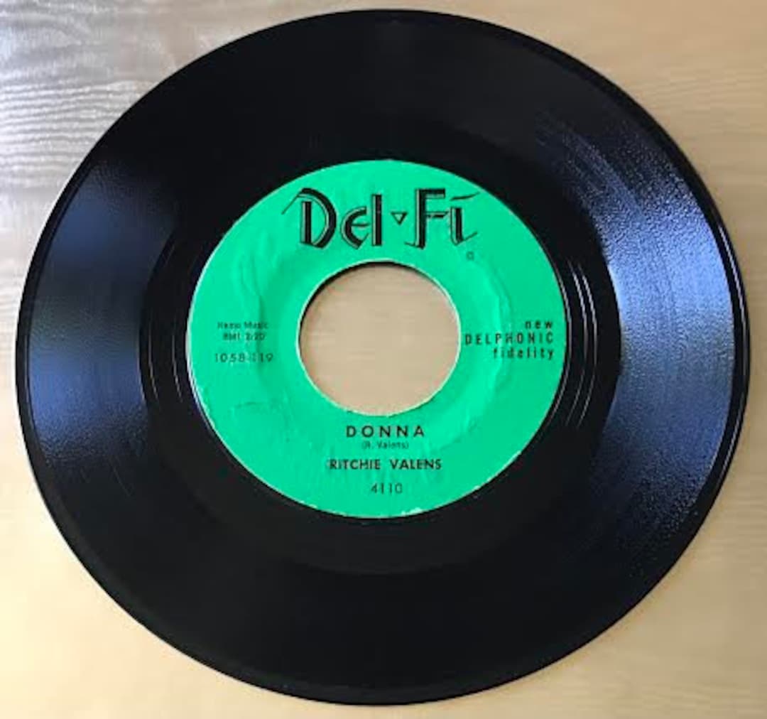 Ritchie Valens Donna / La Bamba Del-fi Records 4110 november 1958 VG NM ...