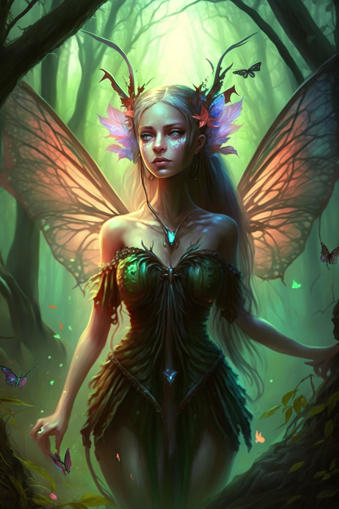 Cross Stitch Dark Fairy 6 PDF Counted Cross Stitch Pattern Fantasy ...
