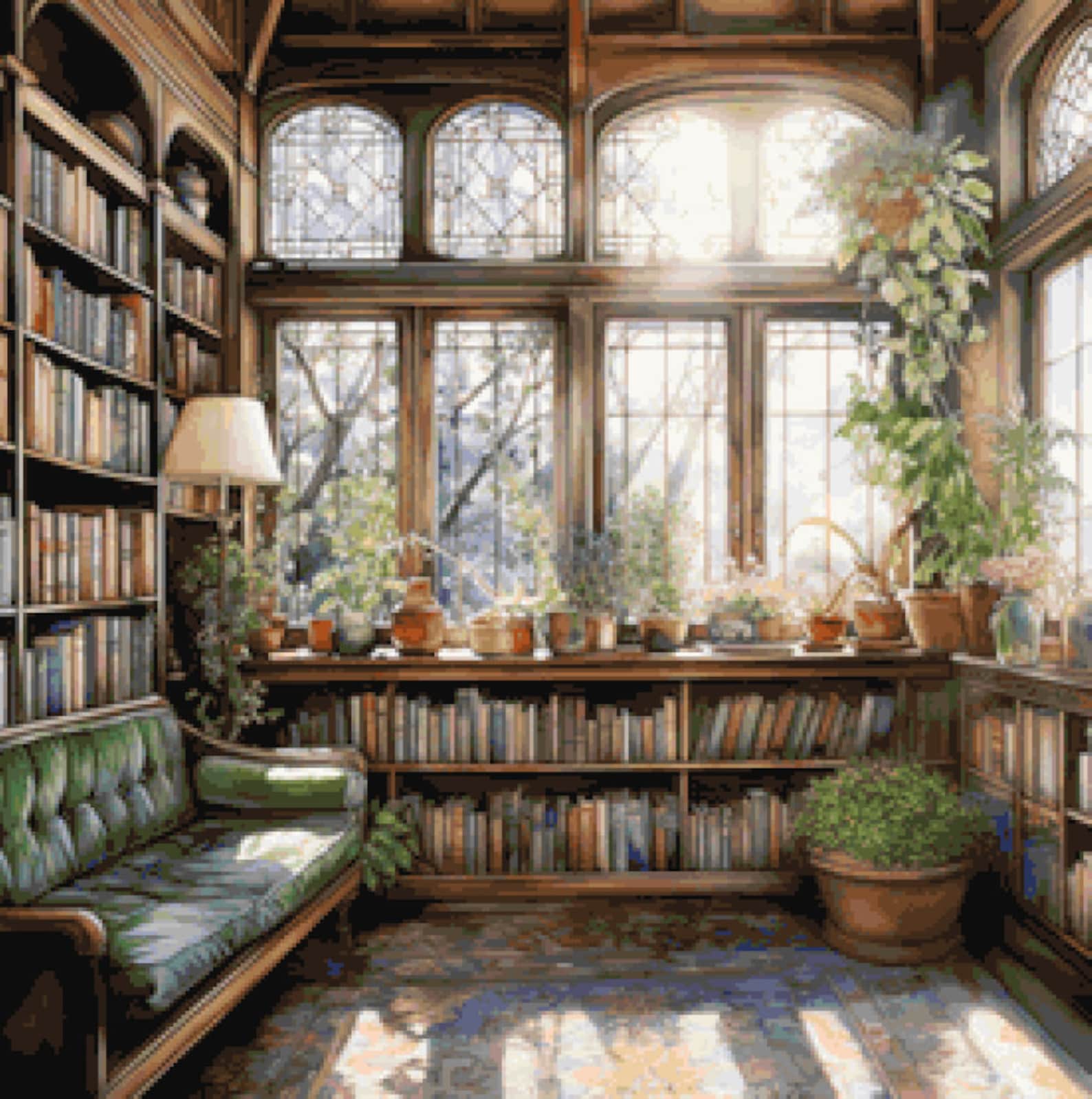 Cross Stitch Library 9 PDF Counted Cross Stitch Pattern Gift for Her ...