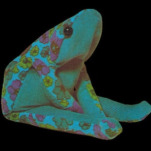 Vintage Rice Filled Frog Sewing Pattern, Stuffed Animal Plush (digital ...