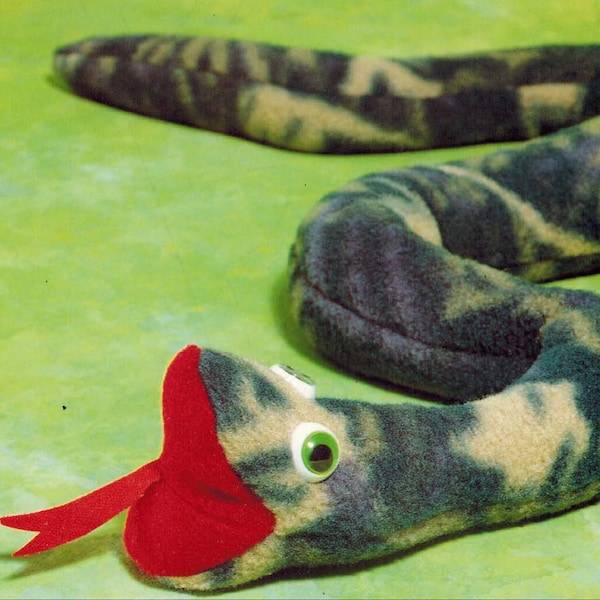 Stuffed Snake Sewing Pattern - Etsy