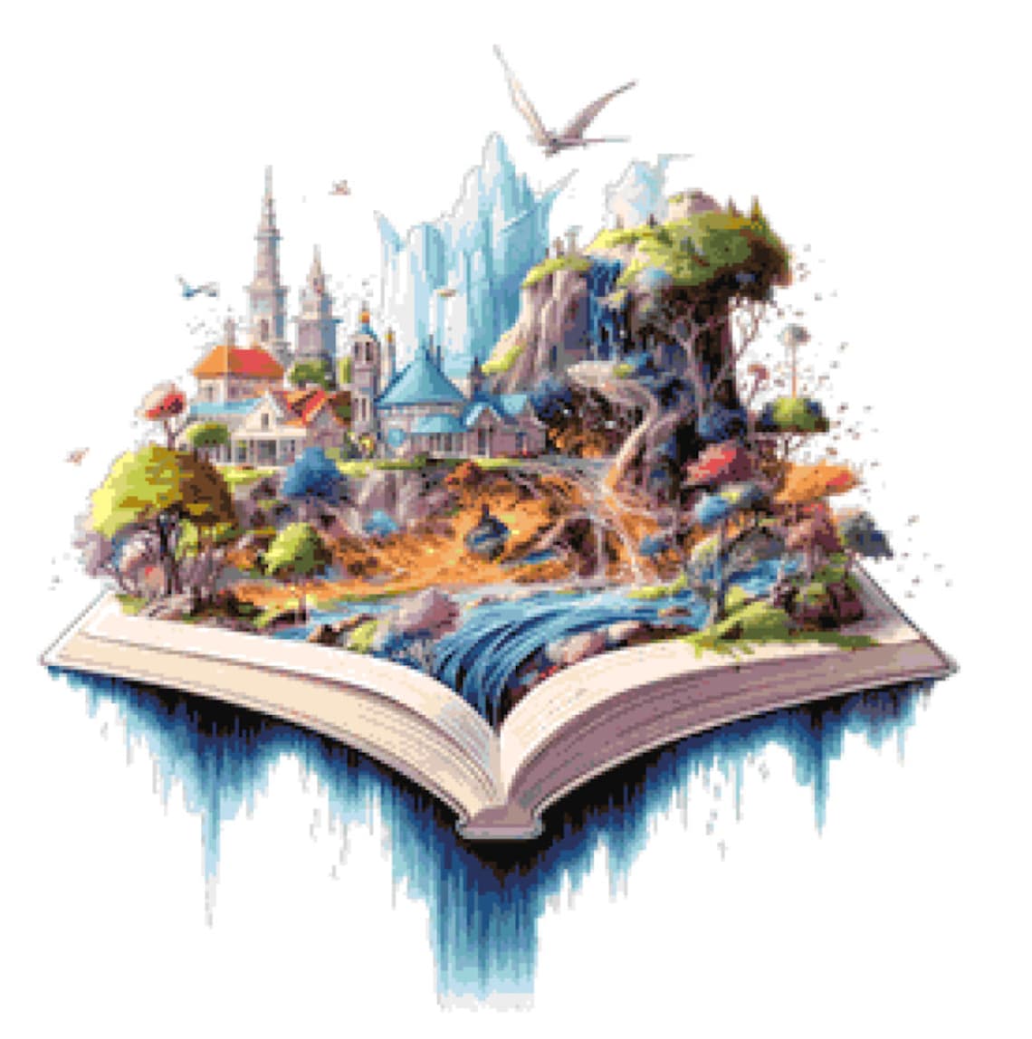 Cross Stitch Fantasy Book 2 PDF Counted Cross Stitch Pattern Kids Room ...