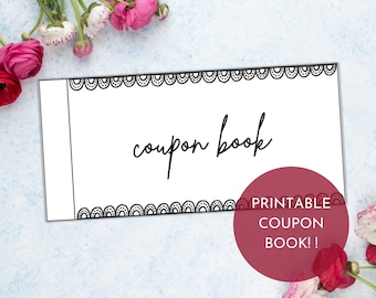 Blank Coupon Book | Etsy