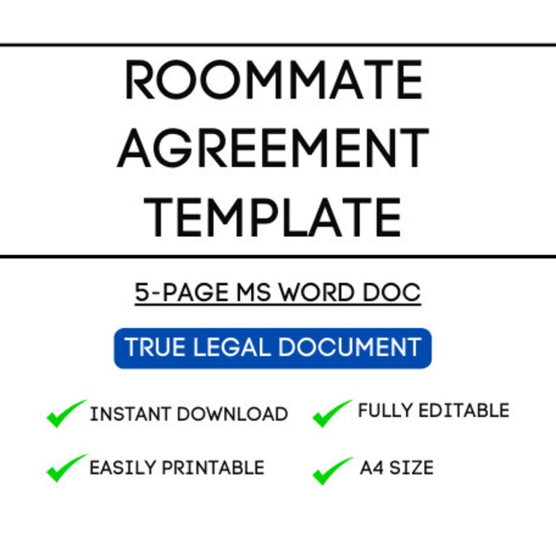 Roommate Sign - Etsy