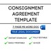 Consignment Agreement Template - Professional and Customizable - Etsy