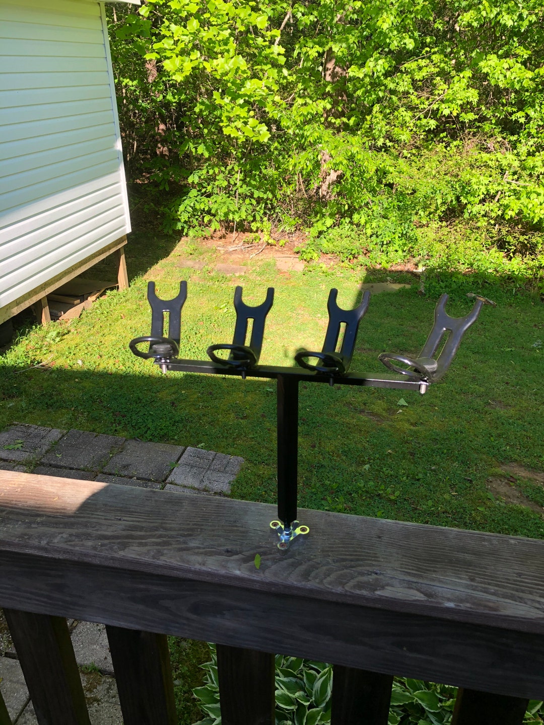 4 Rod Holder Drifting Crappie Fishing Spider Rig T-bar. Free Shipping ...