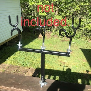 Crappie Drifting Spider Rig Fishing Rod Holder Setup T-bar and Base ...