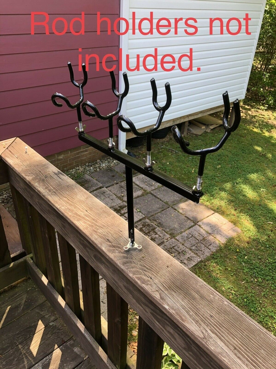 4 Fishing Rod Holder Crappie Drifting Spider Rig T-bar and Base Only ...