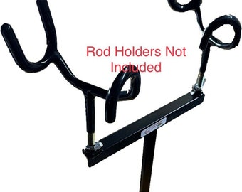 Crappie Drifting Spider Rig Fishing Rod Holder Setup T-bar and Base ...