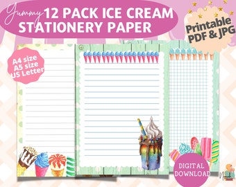 Ice Cream Notepad - Etsy