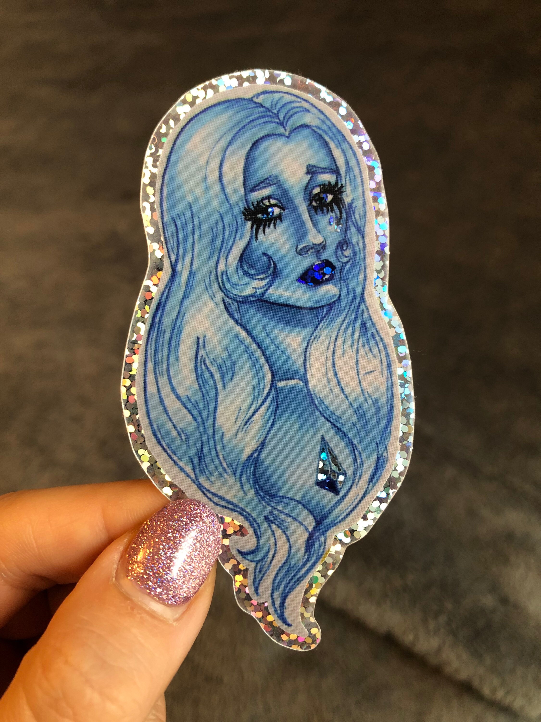 Blue Diamond Sticker - Etsy