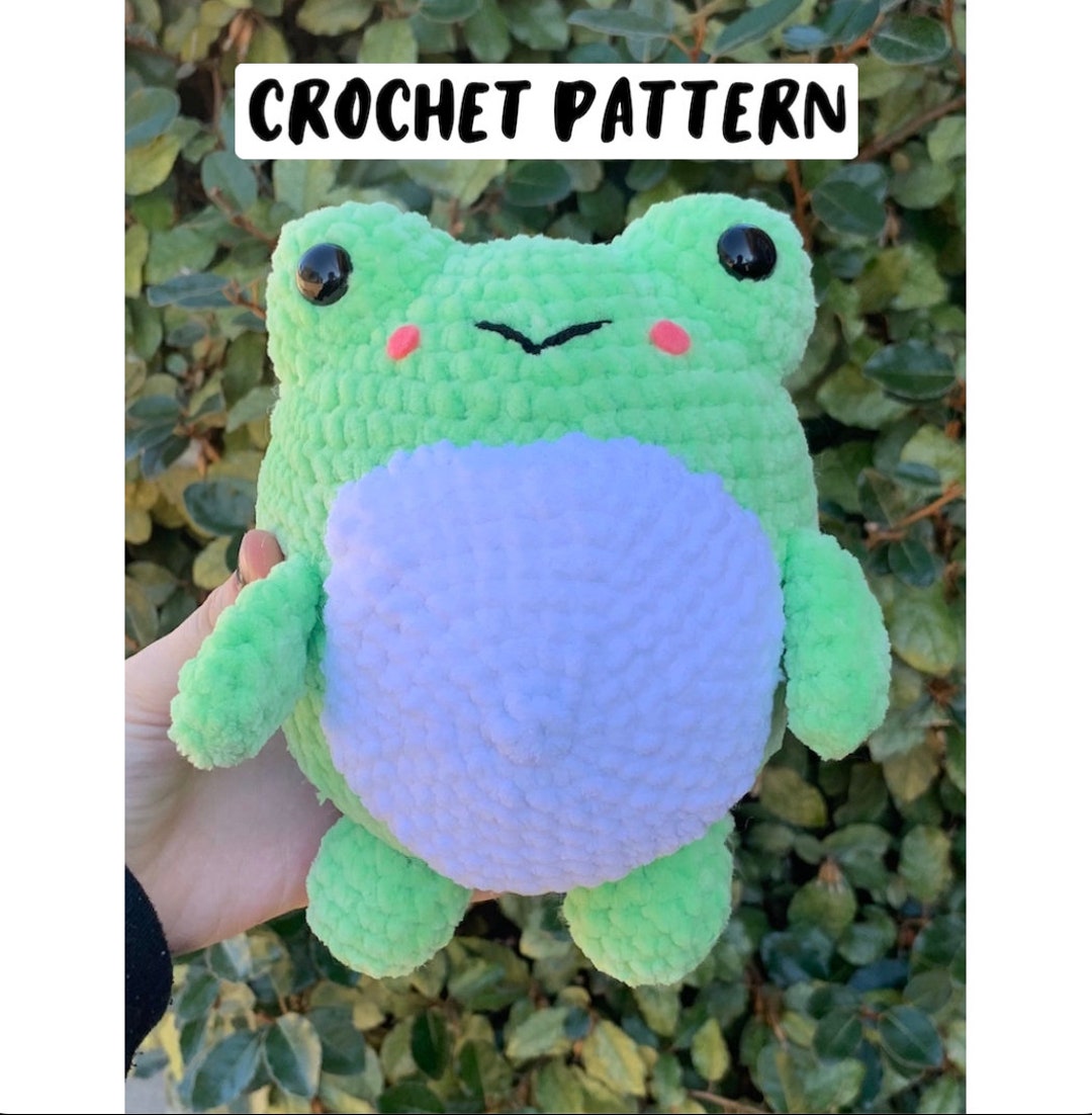 Chubby Frog Crochet Pattern Amigurumi - Etsy