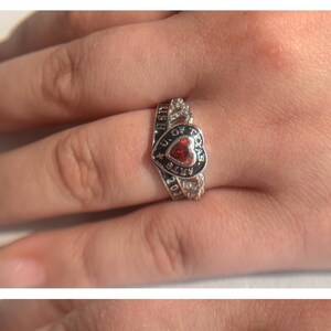 Women's Customized Class Ring for High School and College , Sterling ...