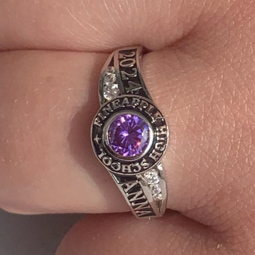 Women's Customized Class Ring for High School and College - Etsy