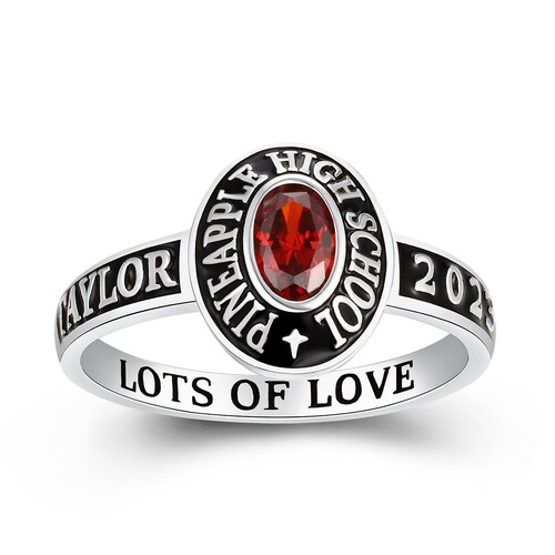 Women's Class Ring Custom Made for High Shcool and College | Etsy