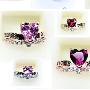 Customized Class Ring for Women,graduation Ring, College Ring, Sterling ...