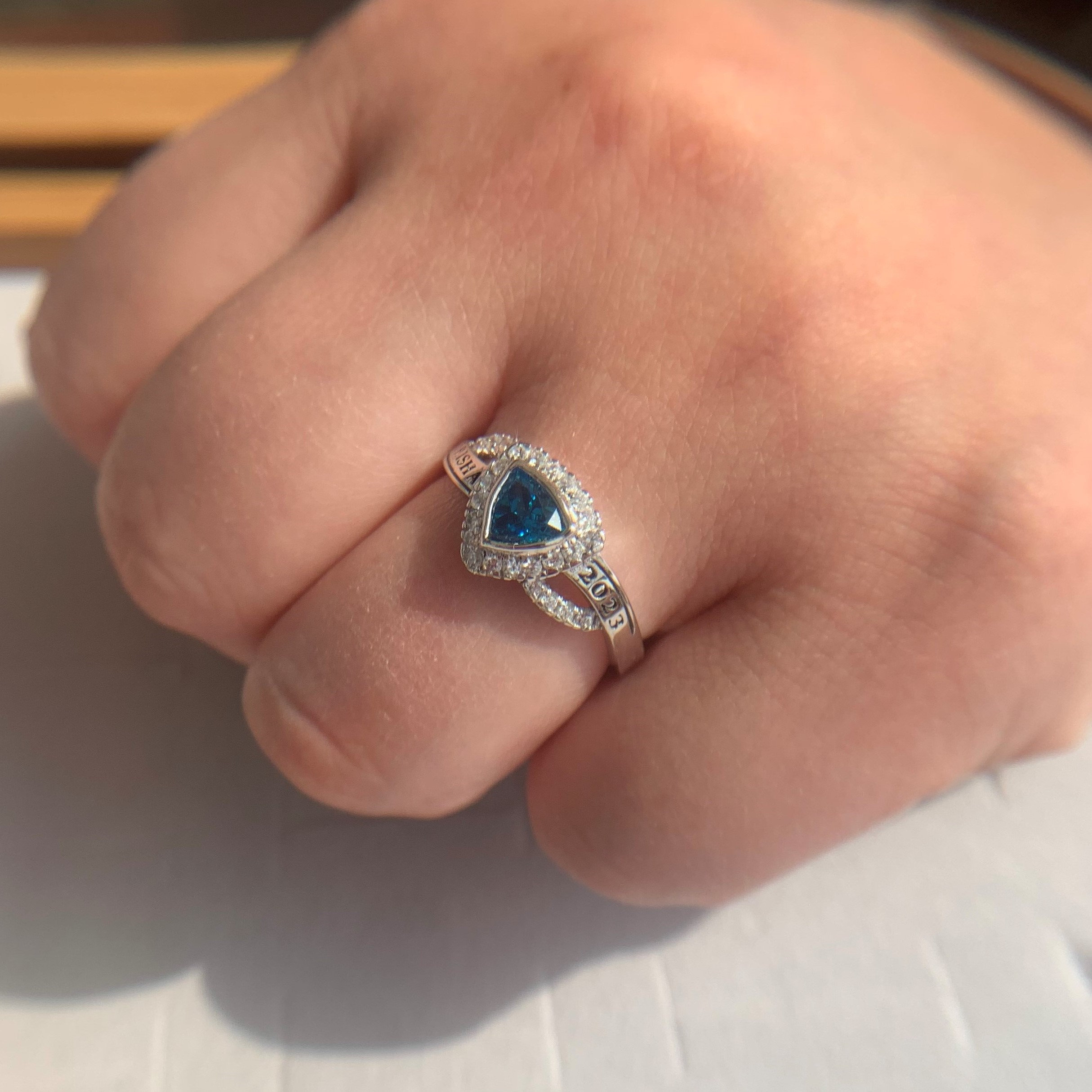 Women's Class Ring Fully Customized for High School and | Etsy