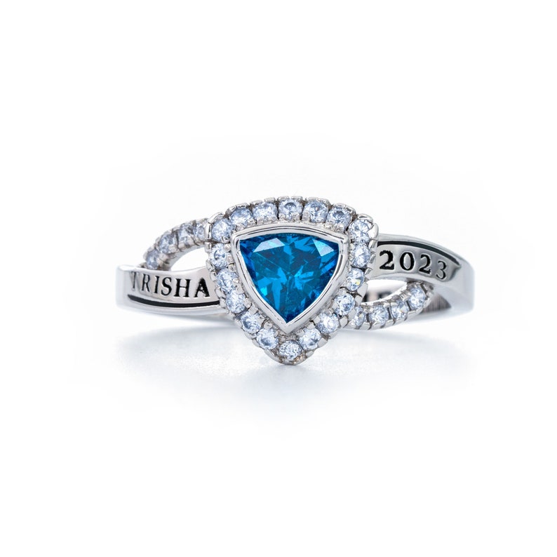 Women's Class Ring Fully Customized for High School and - Etsy