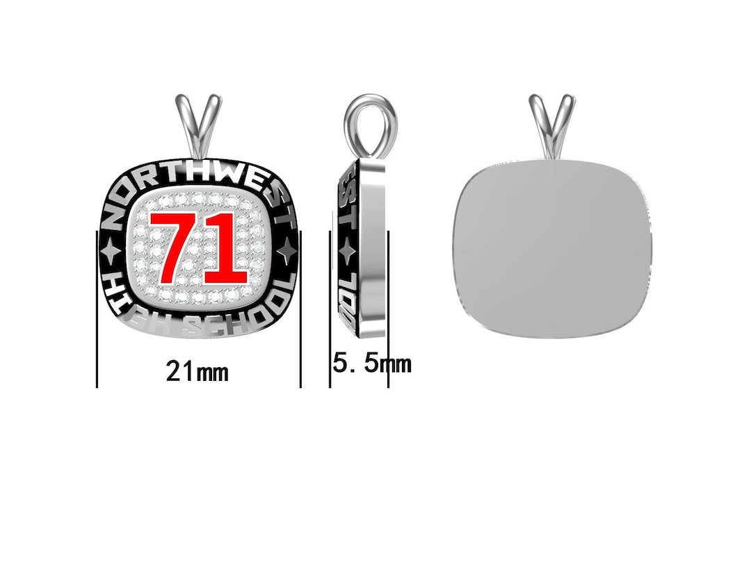 Customizable Class Pendants, Graduation Gift, for High School/ College ...