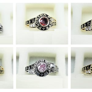Women's Class Ring Custom Made for High Shcool and College Grads ...