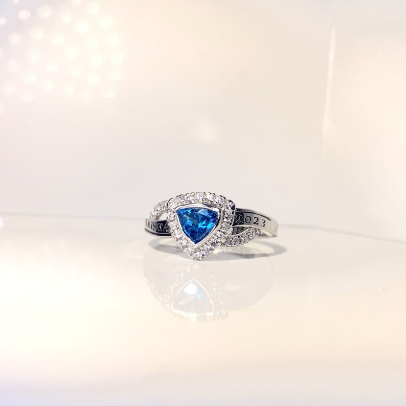 Women's Class Ring Fully Customized for High School and | Etsy