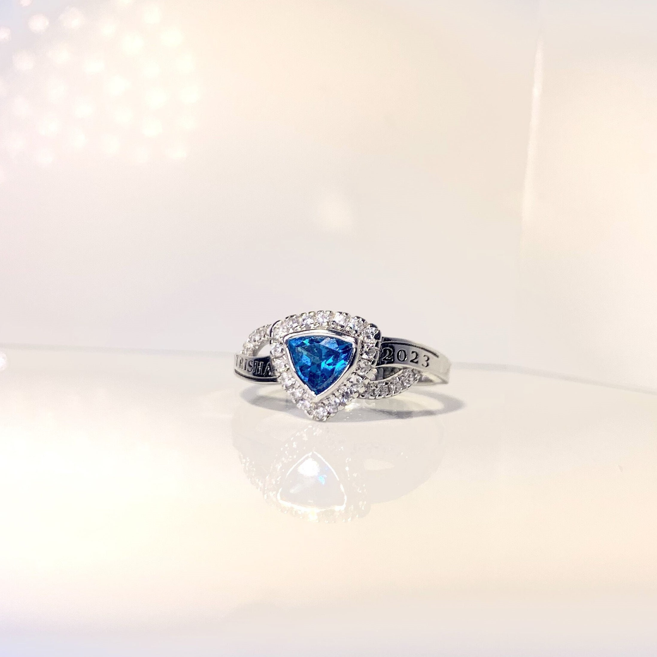 Women's Class Ring Fully Customized for High School and | Etsy