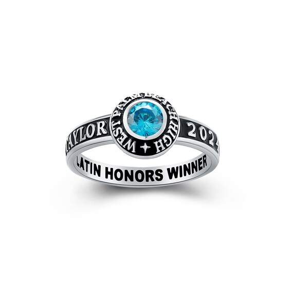 Customized Class Ring for Women High Shcool and College - Etsy