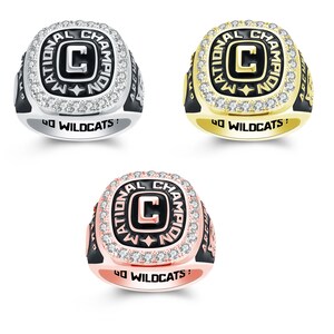 Men's Customized Championship Rings, Sports Ring, Class Ring, Corporate ...