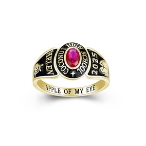 Women's Class Ring Custom-made for High School, College, University ...