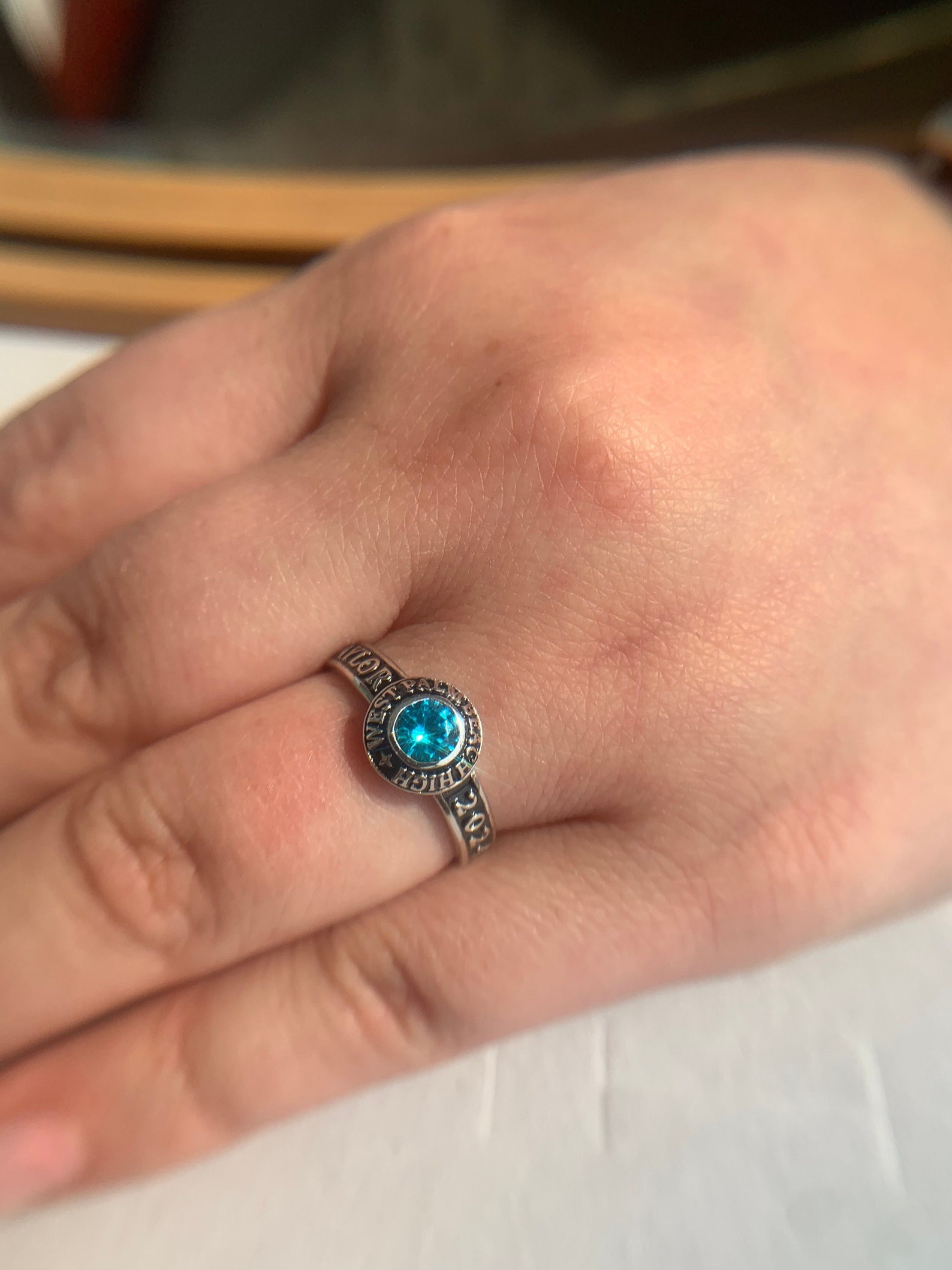 Customized Class Ring for Women High Shcool and College - Etsy