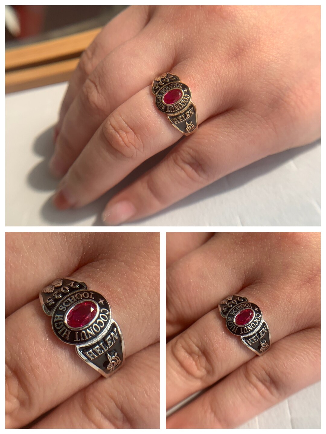 Women's Class Ring Custom-made for High School, College, University ...