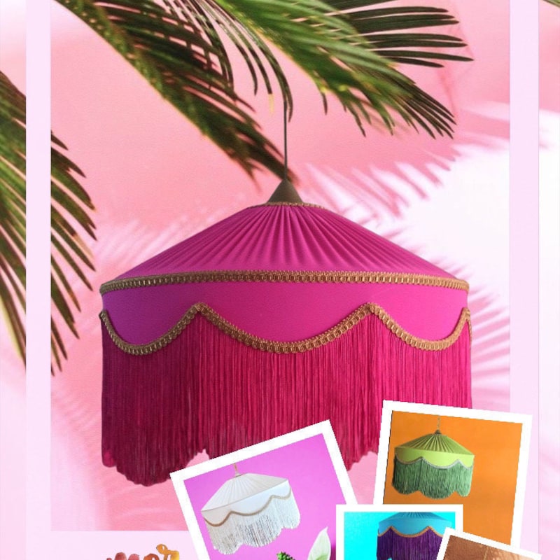 Fringe Lamp Shade - Etsy