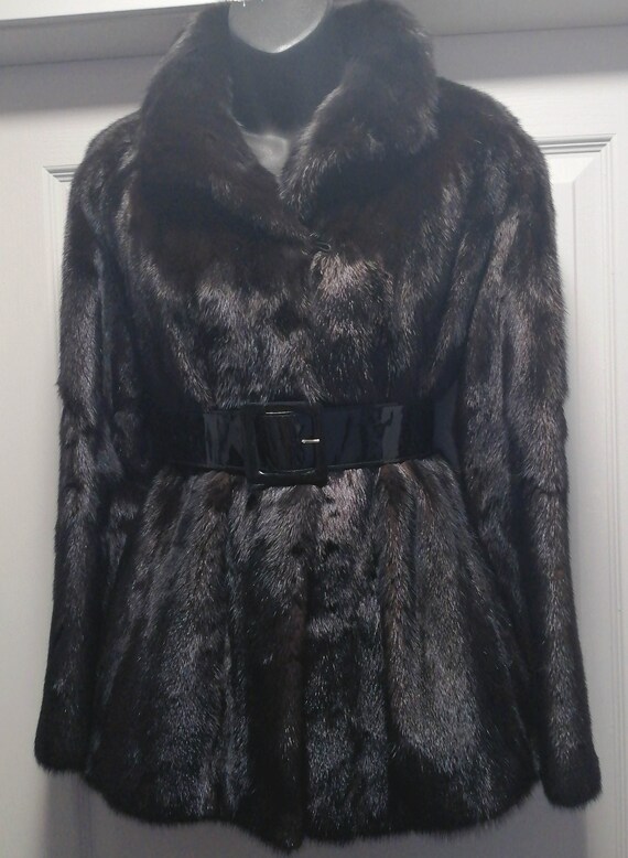 Real dark brown mink - Gem