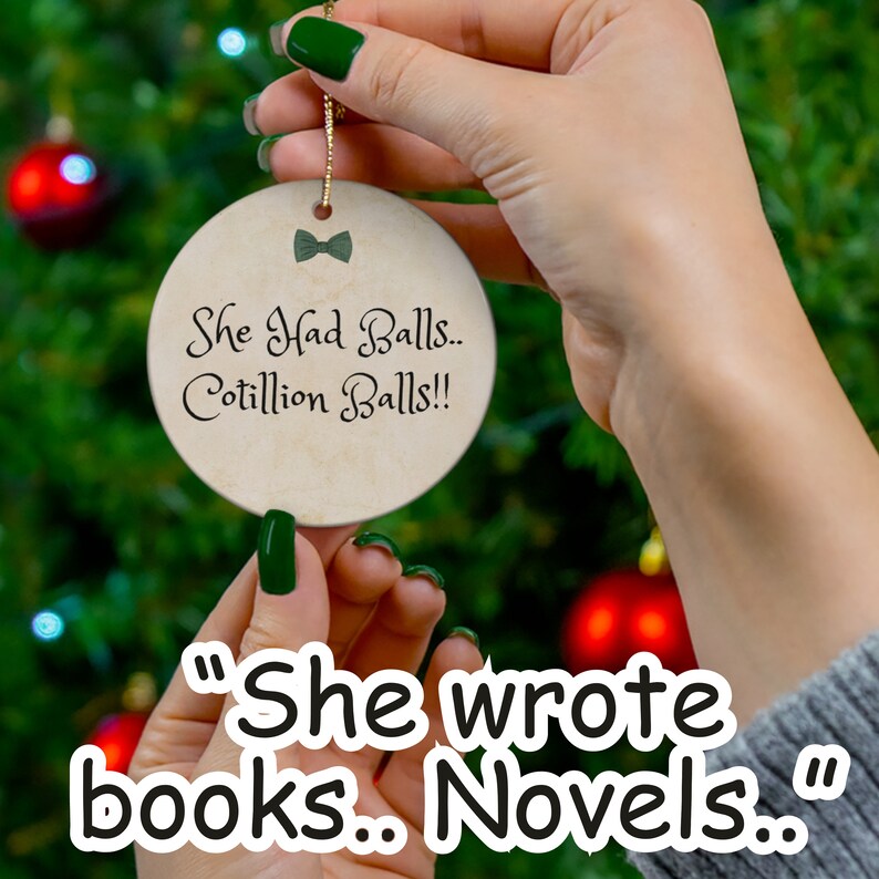 Good Omens Inspired Cotillion Balls Christmas Ornament, Gomens Series ...