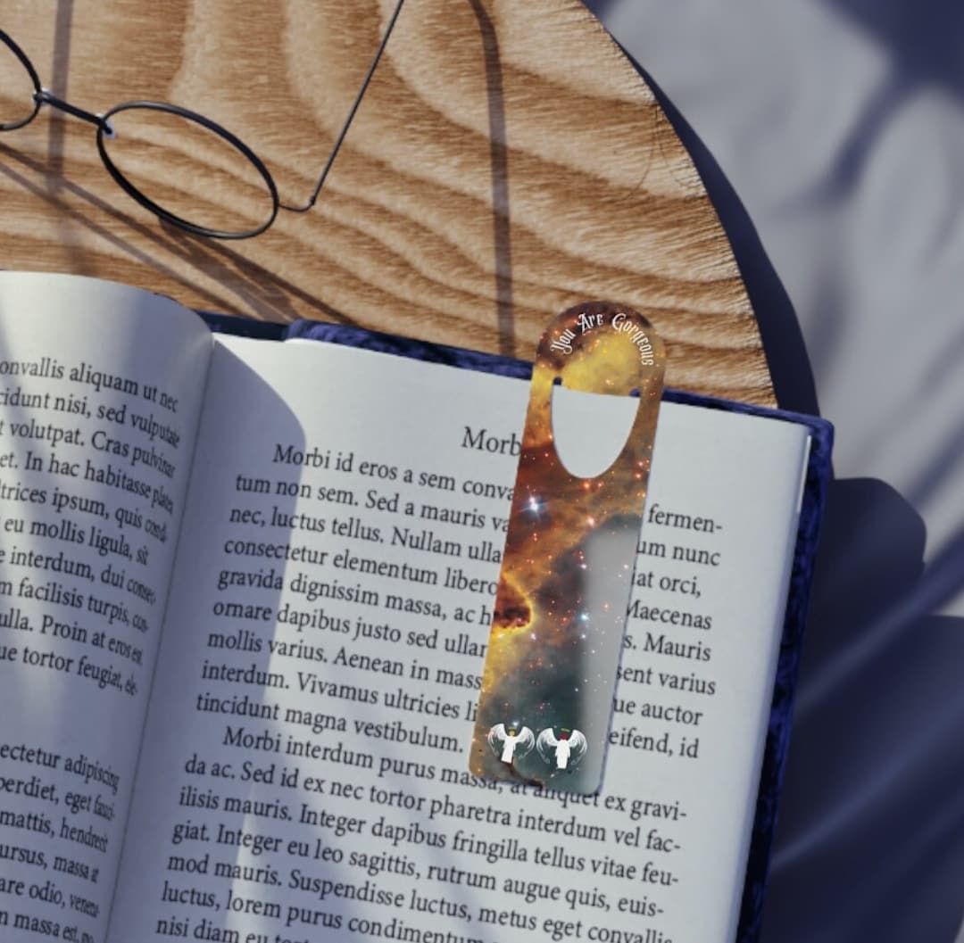 Good Omens Inspired Aluminum Bookmark, You Are Gorgeous, Gomens Nebula ...