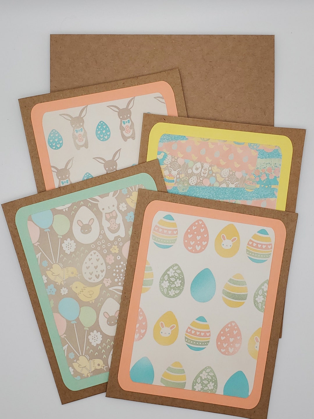Easter Note Card Set, Easter Cards, Handmade Easter Cards - Etsy
