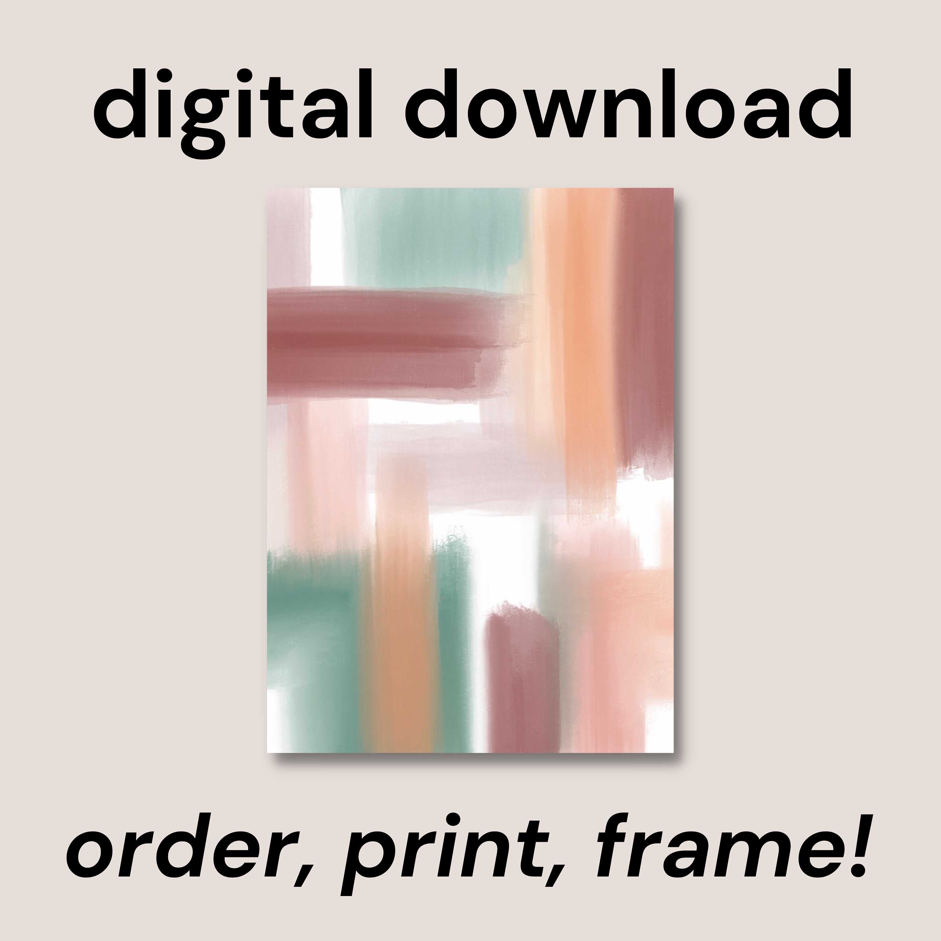 CAMPFIRE | Abstract Art | Instant Download Art | Printable Art - Etsy