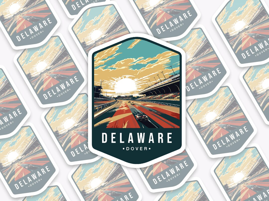 Handmade Vinyl Sticker - "delaware" State - Etsy