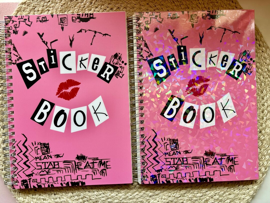 Reusable Sticker Book With 50 Sheets/ 100 Pages Total - Etsy