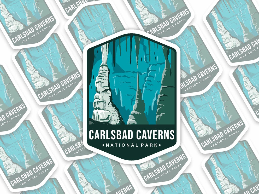 Handmade Vinyl Sticker- "carlsbad Caverns National Park " - Etsy