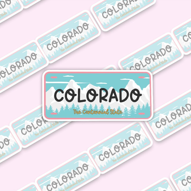 Colorado State Plate - Etsy