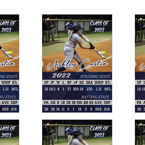 Custom Baseball Card - Etsy