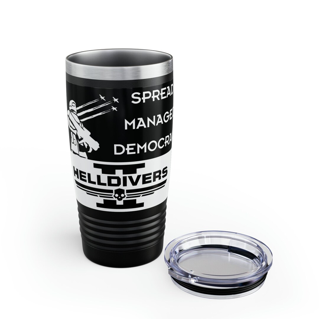 Helldivers2 Spread Managed Democracy 20 Oz Tumbler Helldivers Fan Gift Birthday Gift for Him ...