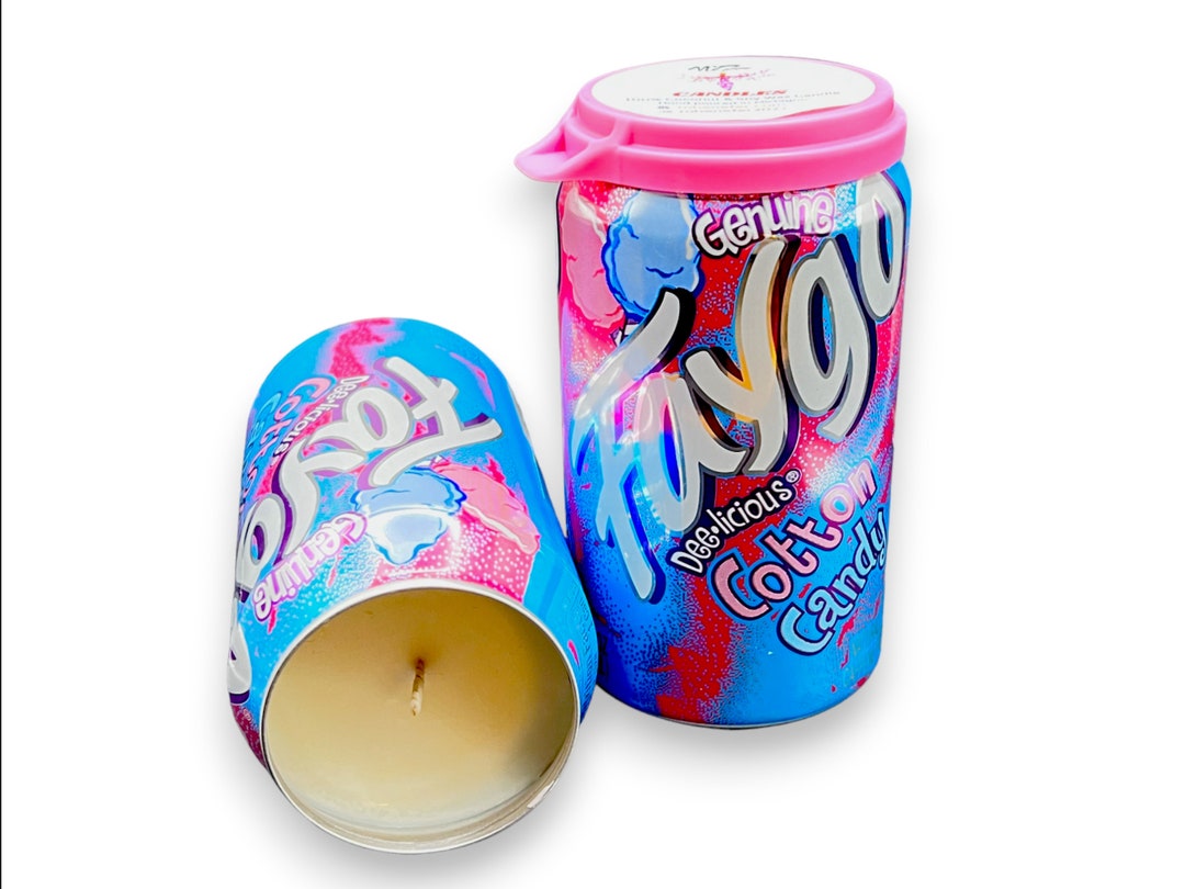 Faygo Cotton Candy Soda Soy Candle Hand Poured Faygo Cotton Candy Can Candle 12 Oz Soda-themed ...