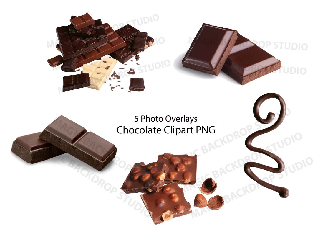 Chocolate Chocolates PNG Slice Foods Sweet Coco Blocks Clip Art Overlay ...