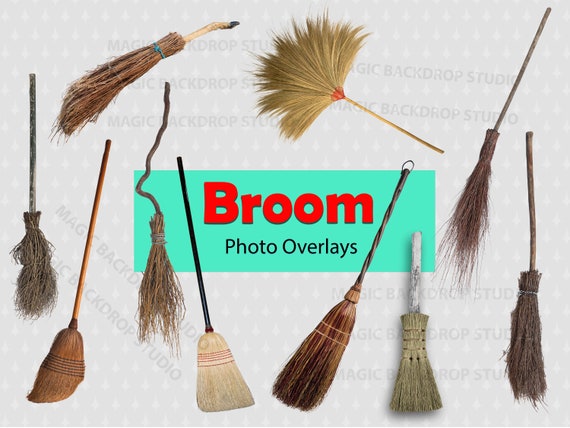 Broom PNG Bundle Halloween Horror Witch Witches Props Straw - Etsy